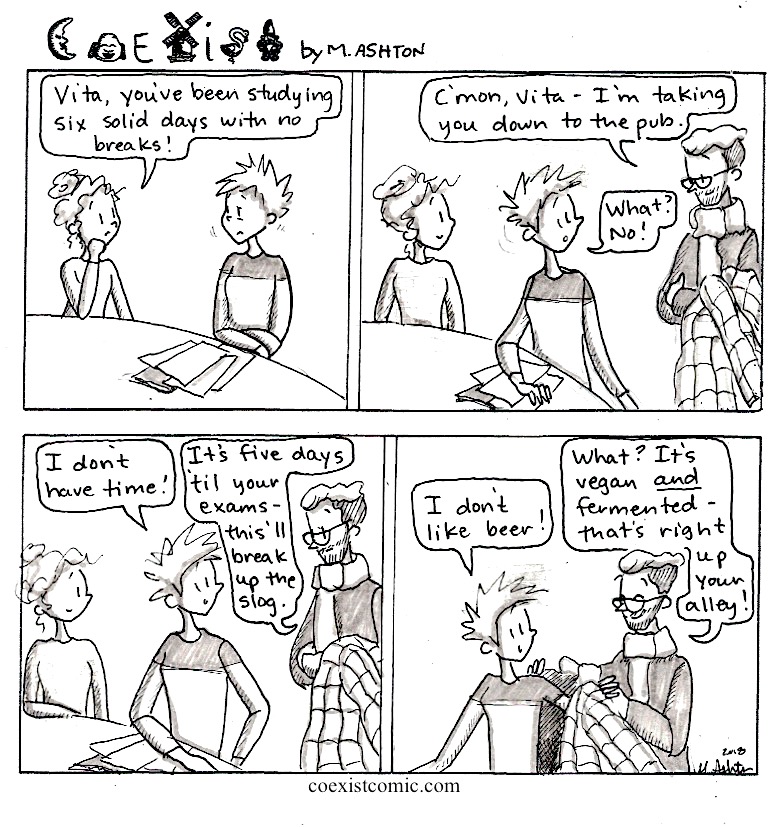 Break? Never!! – Coexist the Comic Strip